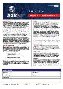 Caravan_Park_Proposal - ASR Underwriting Agencies